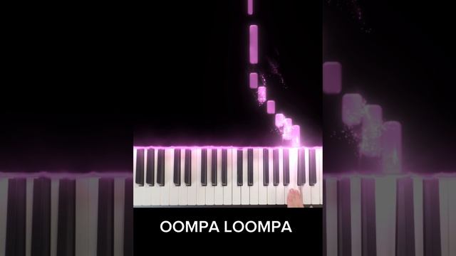 🍫OOMPA LOOMPA | Wonka на пианино #shorts