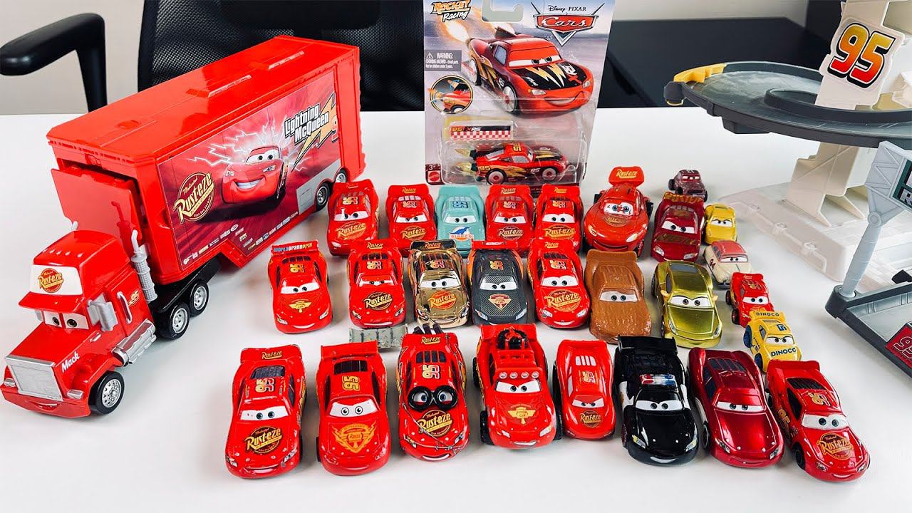 Новые Машинки ТАЧКИ 3 Молния Маквин - мультики с машинками - CARS 3 Lightning McQueen и грузовик МАК