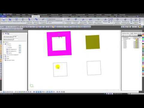 SurfMill 8 .  Обработка по контурам с подрезкой углов в наружу