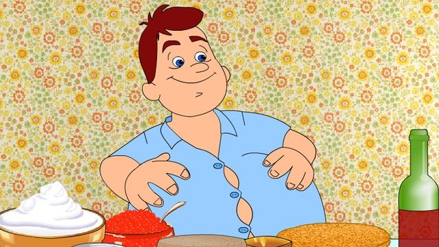 Прикольная открытка. Поздравление с праздником Масленицы.