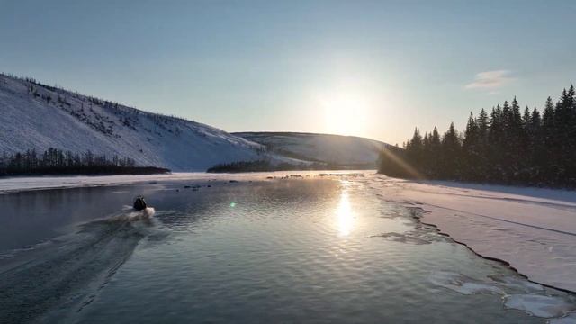 Аэролодка с двигателем 110 л.с
