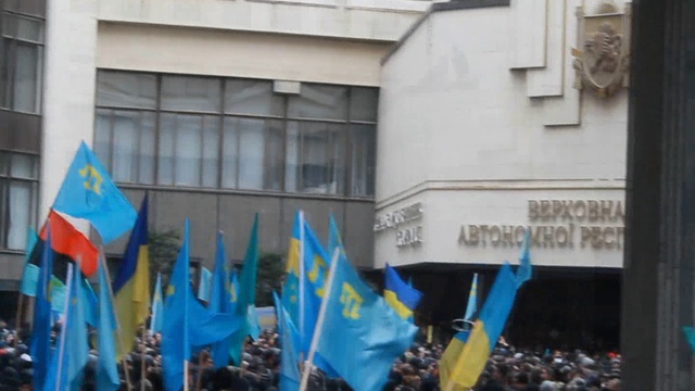 Митинг Симферополь 26.02.2014