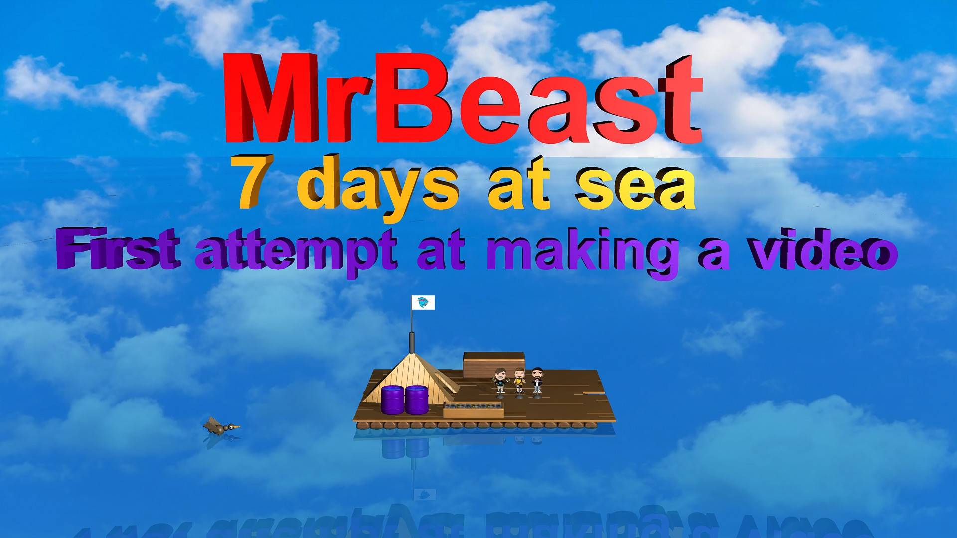 Мистер Бист  7 дней на плоту посреди океана! #MrBeast