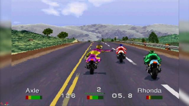 Road Rash (1994) PS 1/ Level 3. Napa Valley!!! Открыт 4й мать его уровень!!!
