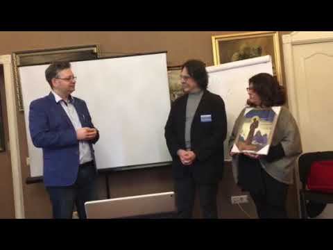 Олег Сорокин и доктор Моранди на курсе Аюрведа и современная медицина.