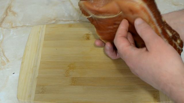 Грудинка копчёно-варёная. Делаем настоящий бекон дома. Можно без копчения