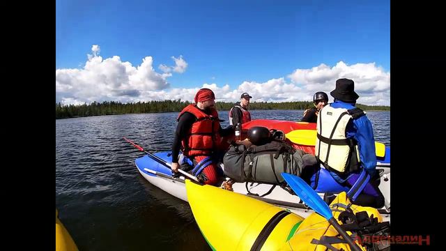 Сплав Ямба 2ч. перекат Разбойничьий и Семиверстный