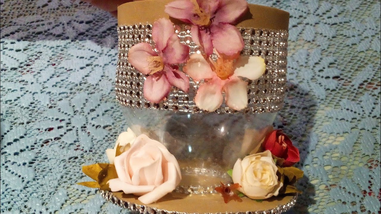 Красота из пластиковой бутылки. Ваза своими руками из пластиковой бутылки быстро и просто.