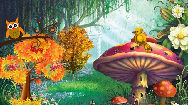 Осень в лесу Осень чудная пора Мульт шоу для детей.mp4