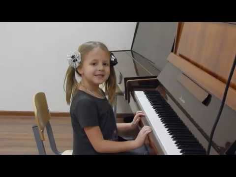 Милана Васильева 15.01.2011 г.р. визитка 7 лет фортепиано