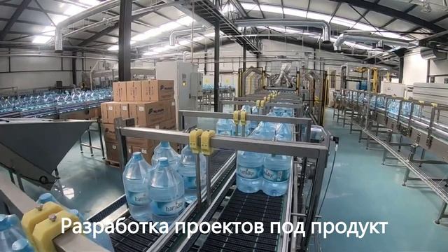 Робот-паллетайзер_ упаковка бутылок