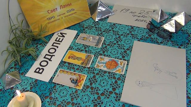 11 - ВОДОЛЕЙ - прогноз ТАРО - с  19.02.2024г. по  25.02.2024г. + Послание от Высших Сил.