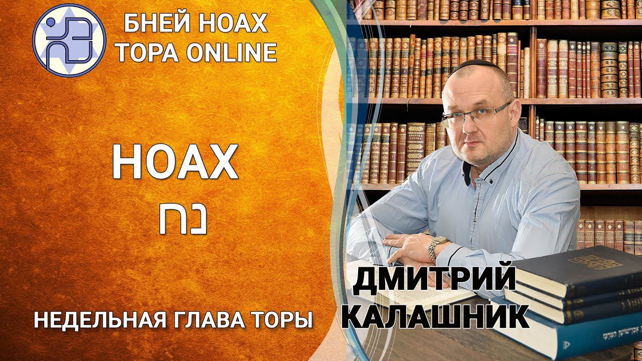 Недельная глава НОАХ || Дмитрий Калашник || 5782