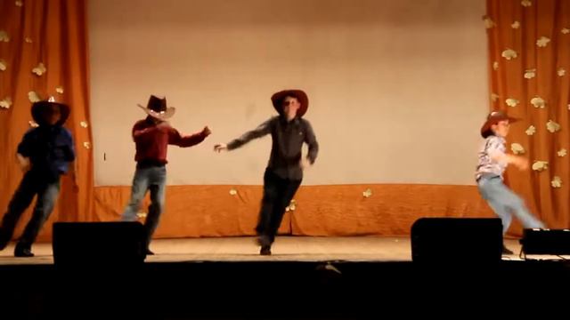 Танцевальная группа Молодцы с. Верх-Тула "Ковбойский"