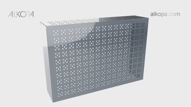 Сборка экрана с коробом ALKOPA