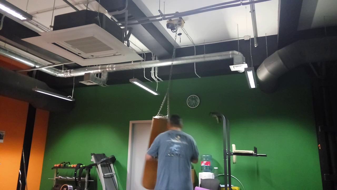 На мешке трена-3