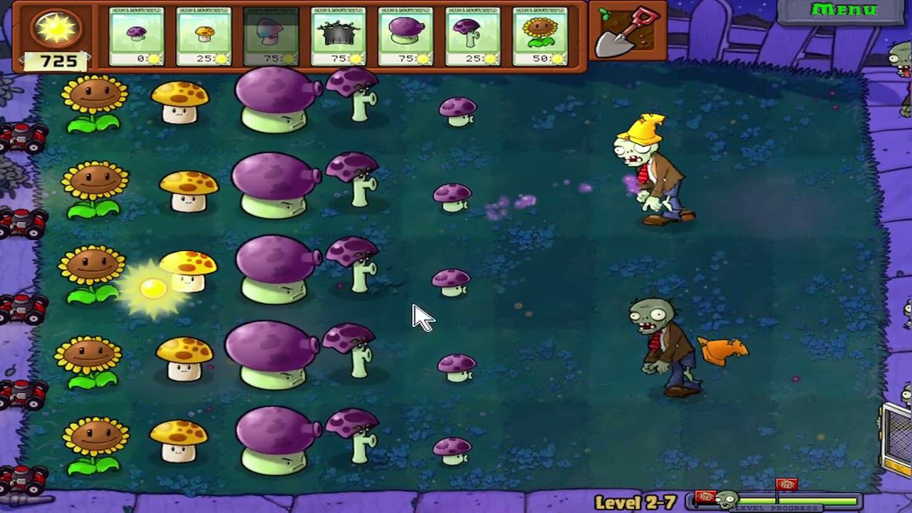 Plants vs  Zombies Растения против зомби PvZ ПвЗ  прохождение#2