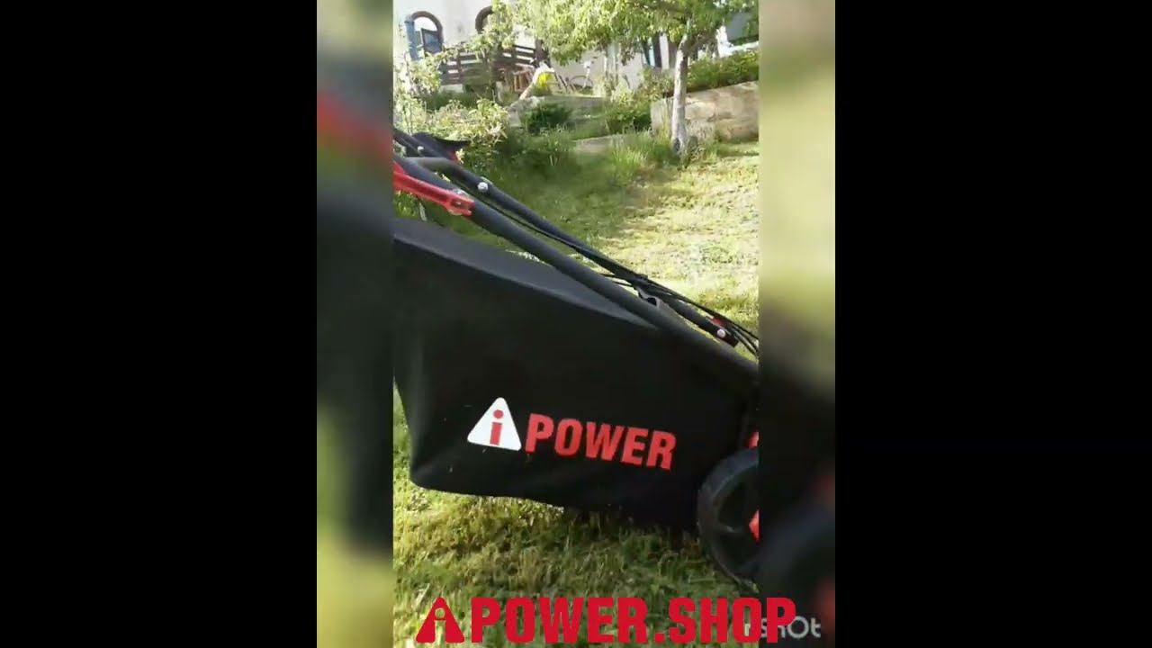 Бензиновая газонокоcилка A-iPower ALM41S. Видео от покупателя