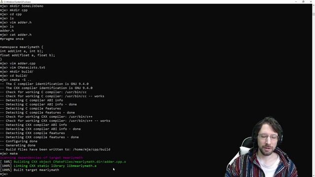 CMake_Tutorial_EP_2_Libraries_Installing_Pairing_with_Executables