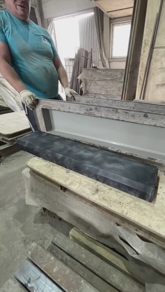 Прибыльное производство тротуарных бордюров и бетонных изделий по технологии Мрамор из бетона