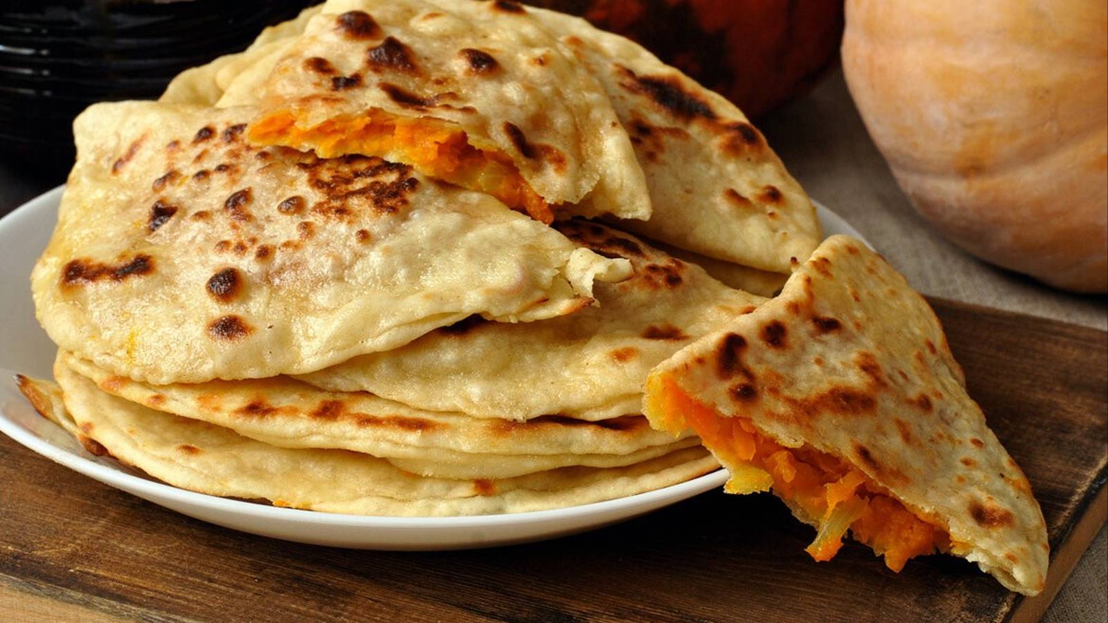 ХЬИНГАЛШ. ЧЕЧЕНСКИЕ ЛЕПЕШКИ С ТЫКВОЙ