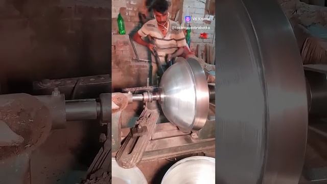 своими руками,станками,???