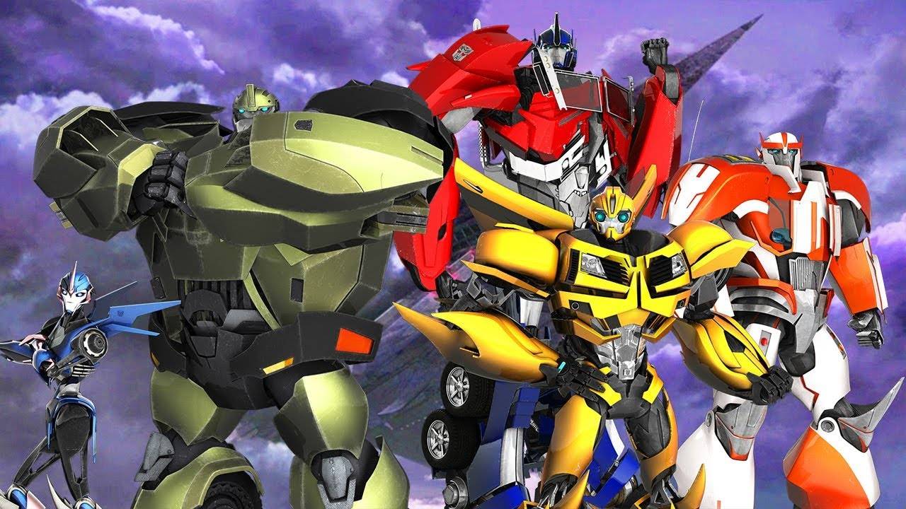 Показываю своих Трансформеров.