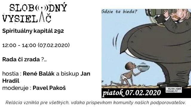 René Balák - 292 Spirituálny kapitál koho voliť kresťania 1 07.02.2020.mp4