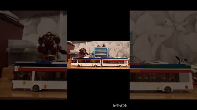 Городской автобус-гармошка в миниатюре_ Удивительные самоделки из Лего
