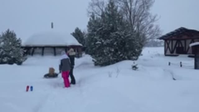 ЗИМНЯЯ СКАЗКА НА Б/О "ВОЛЖАНКА"