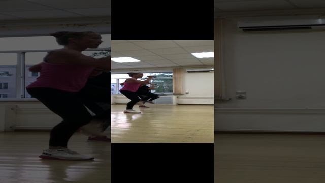 Аэробная тренировка с гантелями! Без прыжков и приседаний!