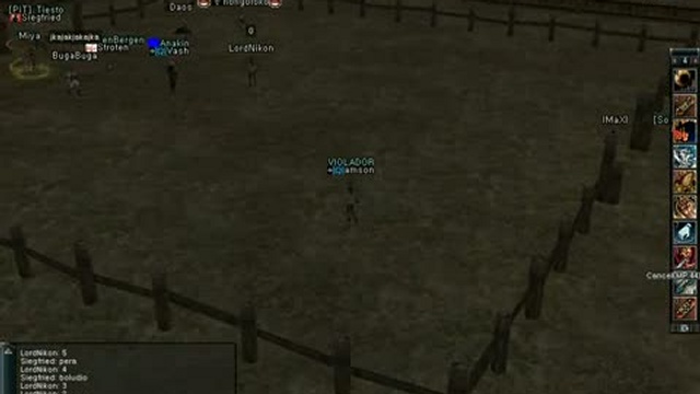 Lineage 2 - Chronicle 1, pvp SR lvl 54 vs SS lvl 57