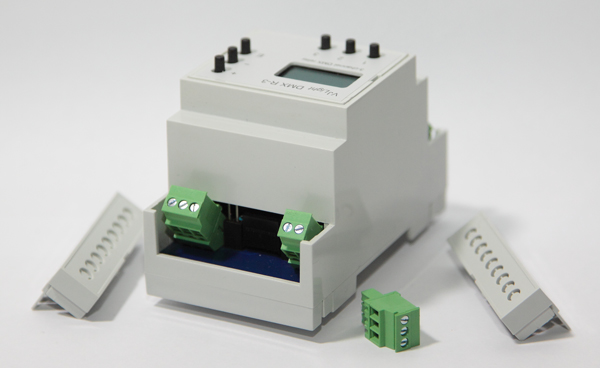 Трёхканальное DMX реле на DIN рейку с двойной гальванической развязкой - "VJLight DMX-R3".