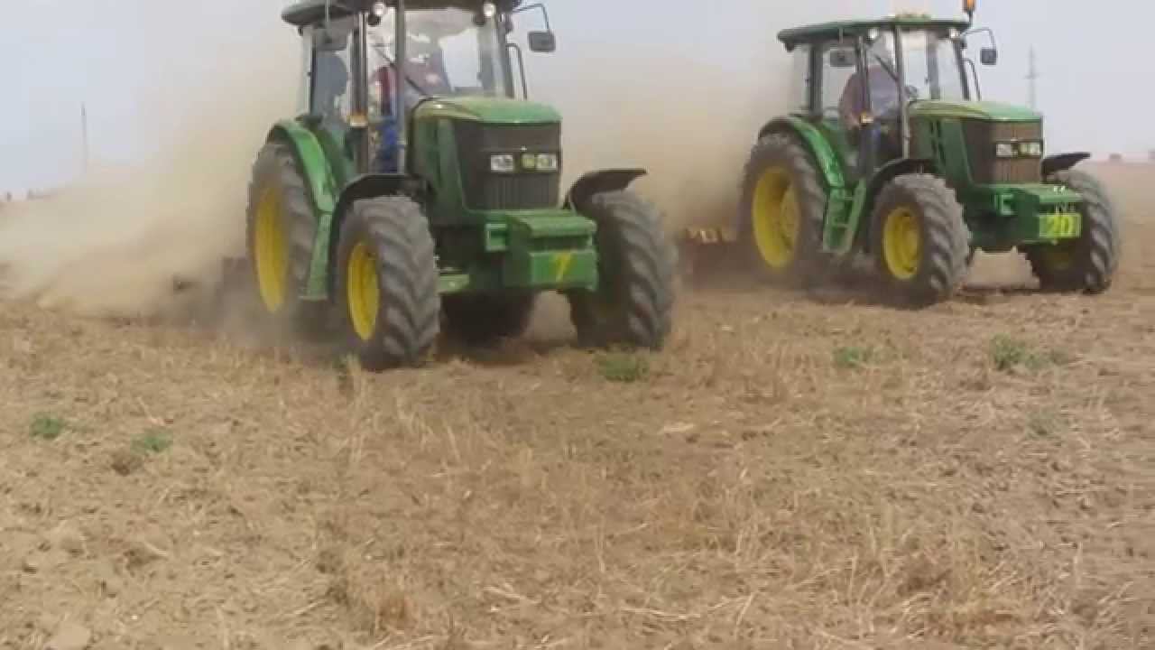 Работа бороны дисковой БДМП 2,1х2 на пружинной стойке производства ООО БДТ-АГРО