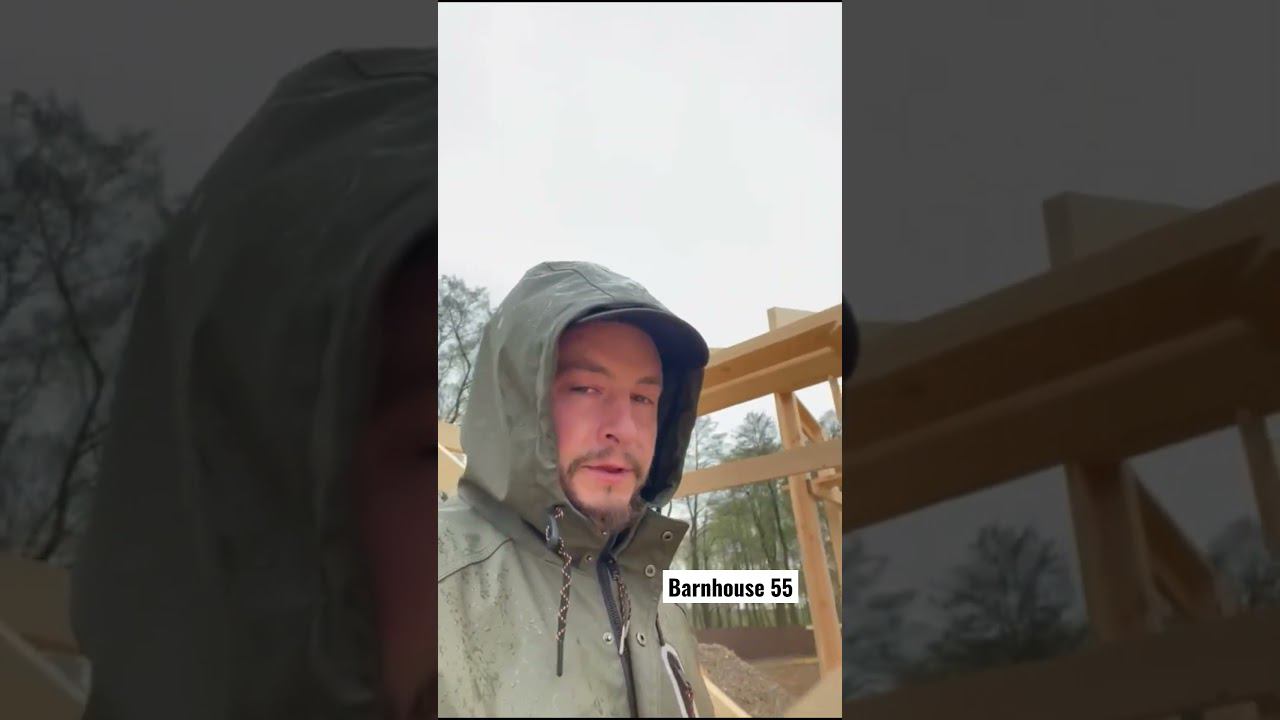 Дом за месяц! #Барнхаус #Современныйдом