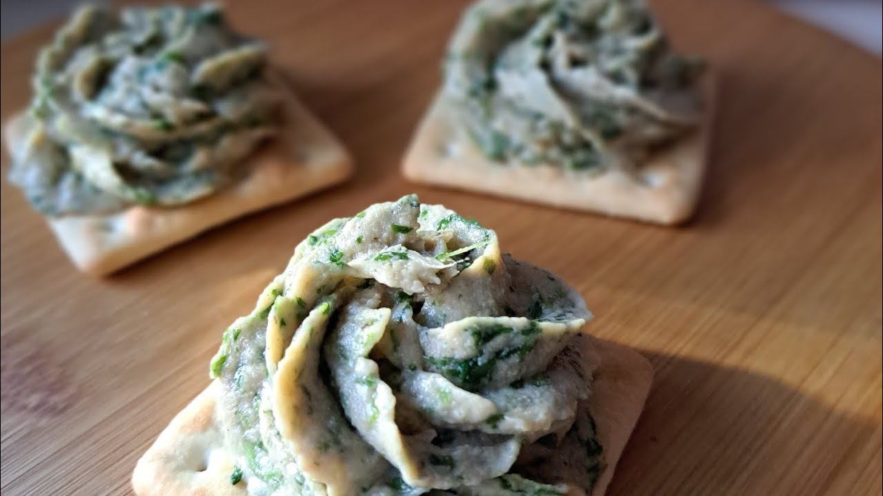 Ещё одно блюдо из шпината. Яичный паштет.