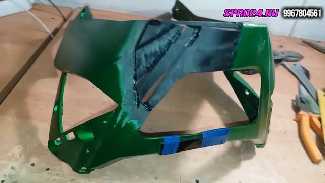 ✅ Восстановление детали от KAWASAKI ? Ремонт, сварка пластика в Спб.mp4