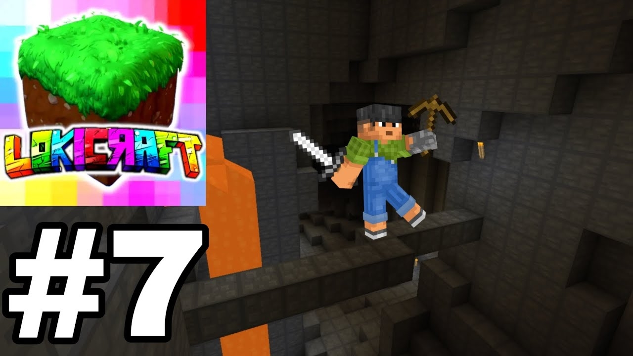 Первый ПОХОД в ШАХТУ в LOKICRAFT!!! (7 серия)