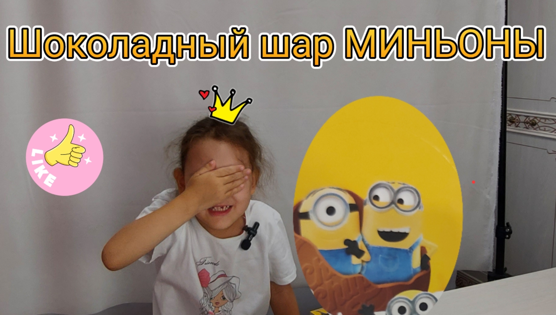 NiHao Аня и Андрей ( Нихай Аня и Андрей) шоколадные шары Миньоны дети