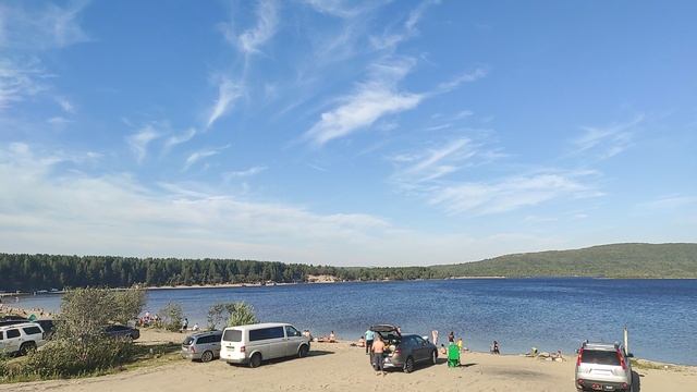 Пляж на реке Ура, Мурманская обл 21.08.22