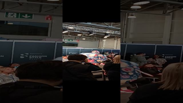 Зонт женский Flioraj Синий 3 сложения Автомат Антиветер 231220 FJ