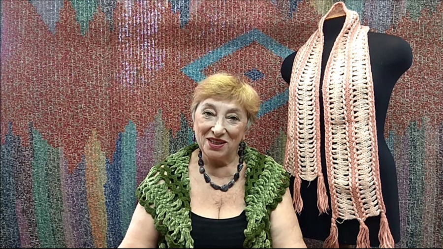 Вязание на "вилке". Начало. Мастер-класс по вязанию крючком от О. С. Литвиной.