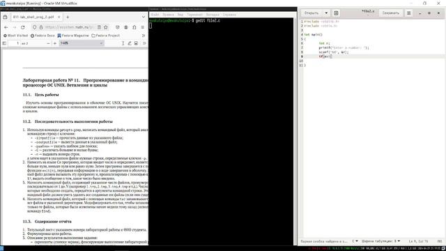 Выполнение лабораторной работы №13