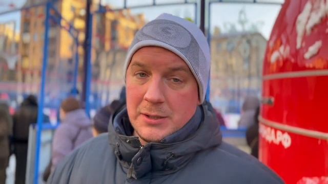 Открытие катка в Замоскворечье. 11.12.2021 г.
