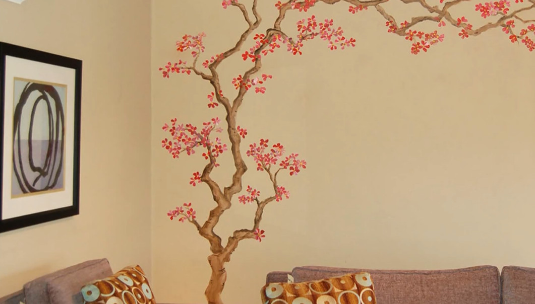 Сакура в интерьере