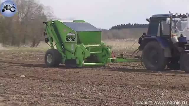 Испытания машин для уборки камней канадской фирмы Schulte.mp4