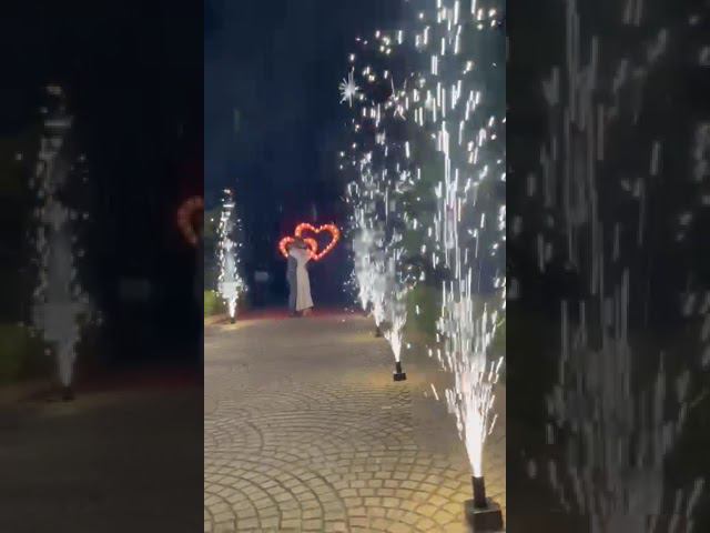 Сочи. пиротехнические сердца