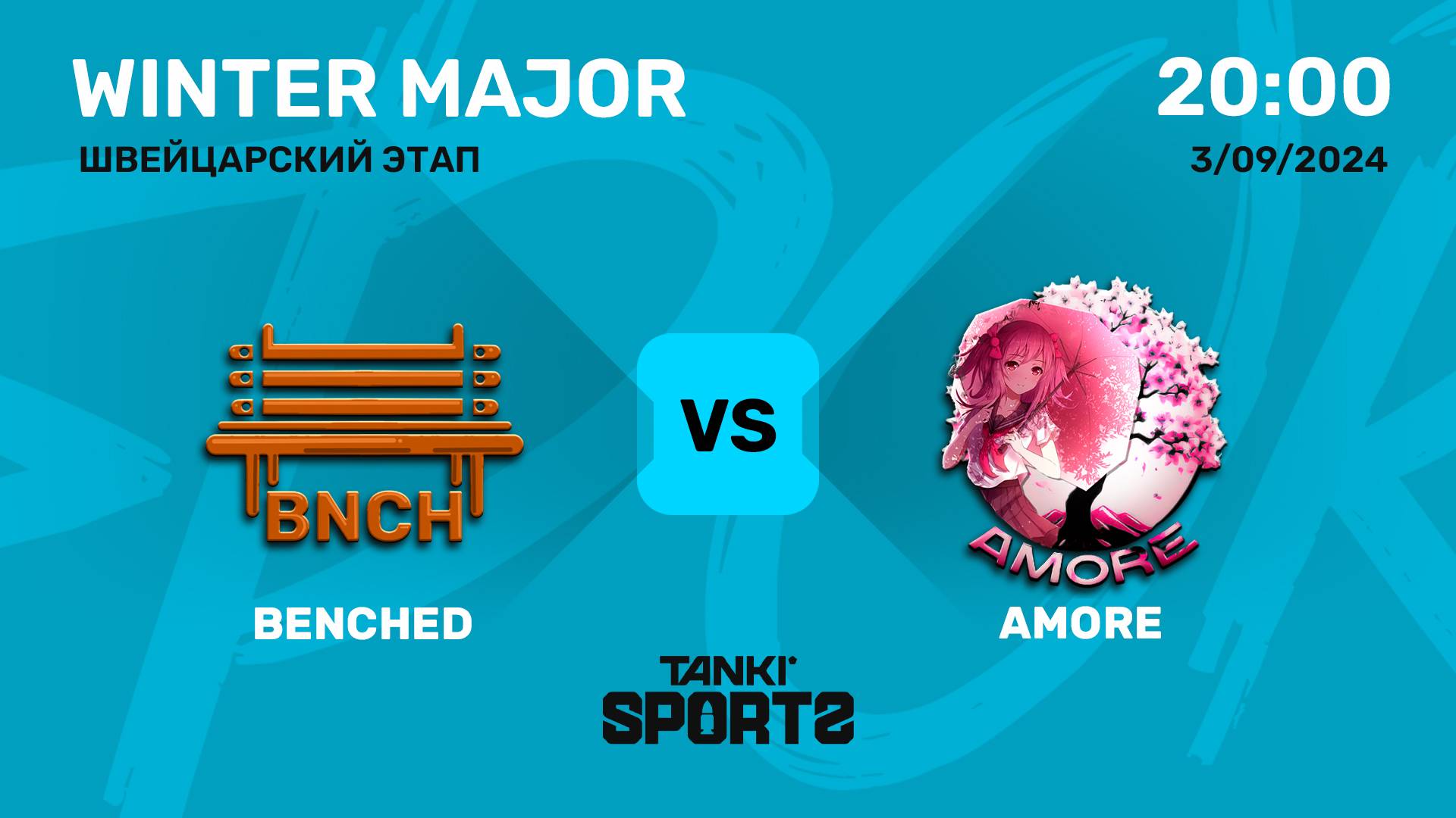 BENCHED vs AMORE | WINTER MAJOR 2024 | 03.09.2024