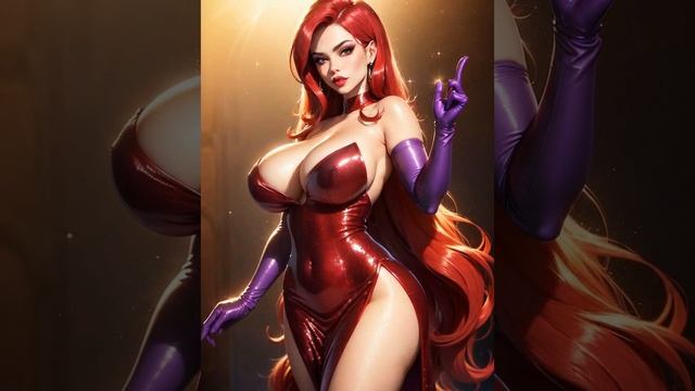 The girl in the red dress art!