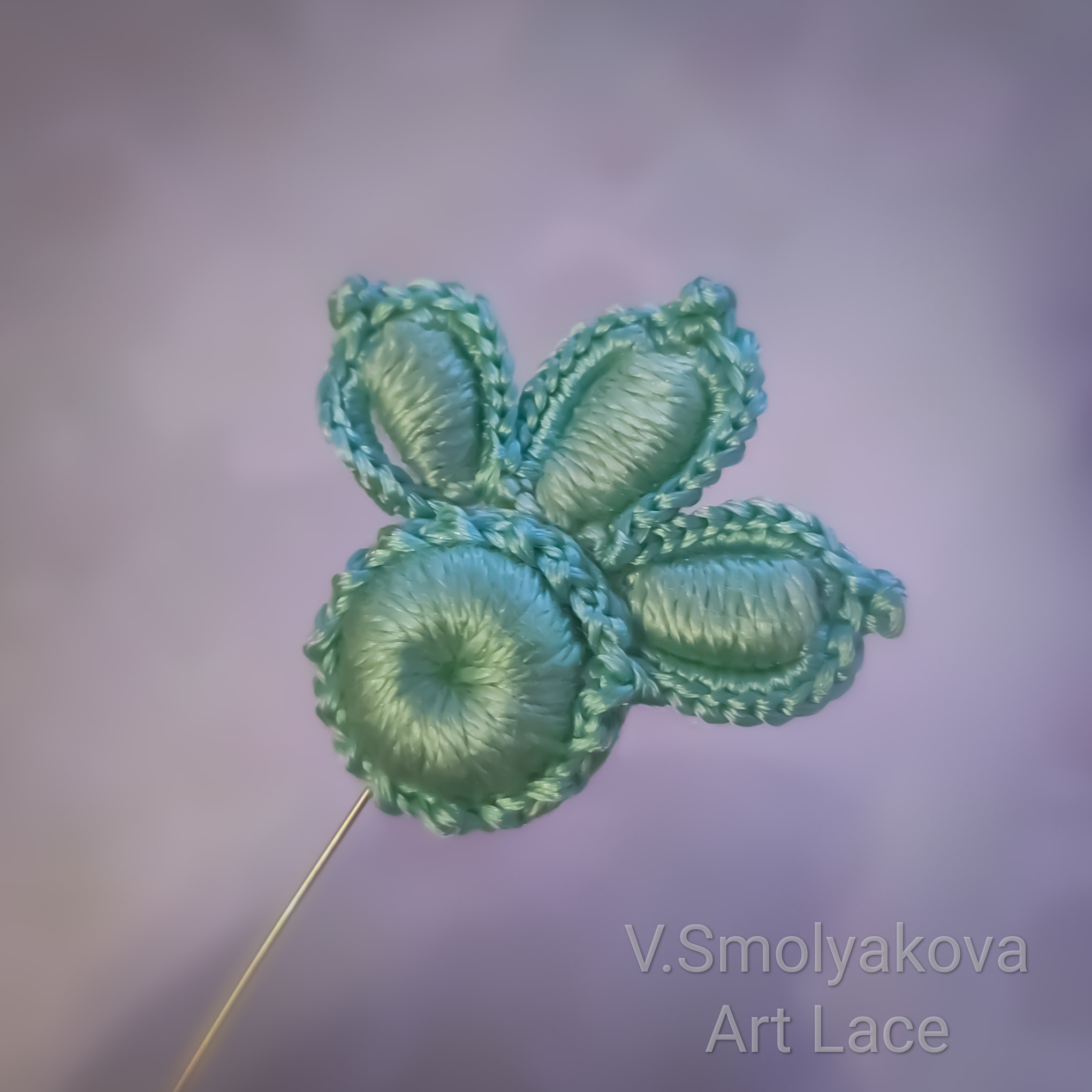 Вяжем трилистник